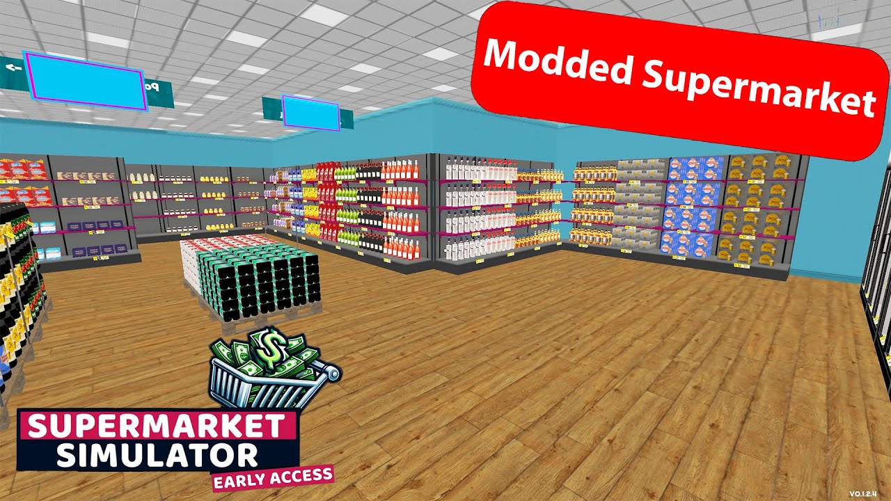 Making The Store The Biggest It's Ever Been in Modded Supermarket ...