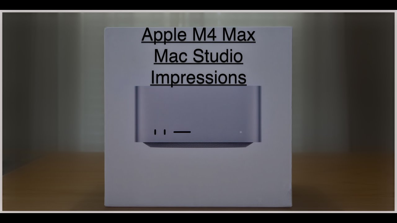 M4 Max Mac Studio - YouTube