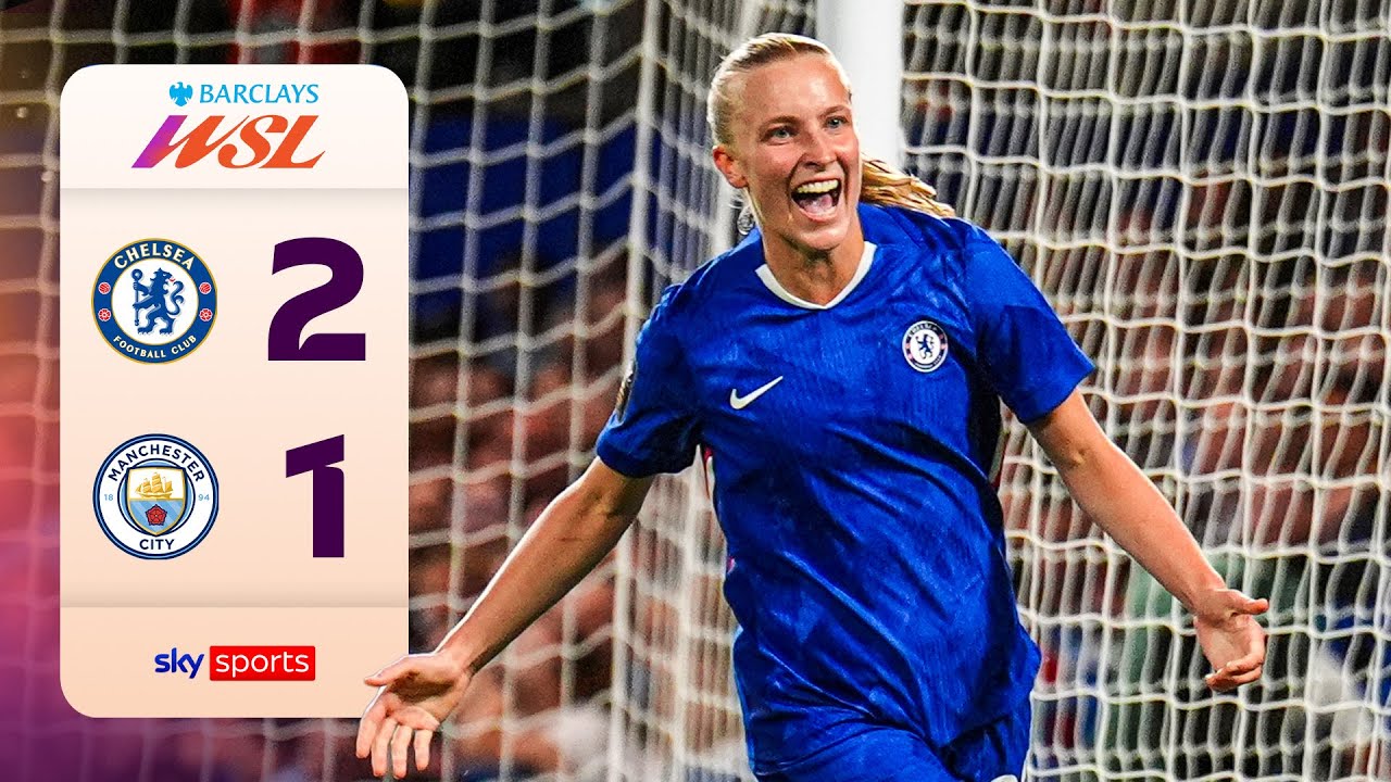 Blues start season with a bang! 💥 | Chelsea 2-1 Man City | WSL ...