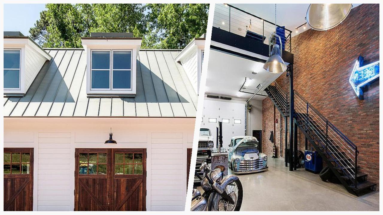 75 Three-car And Four-car Garage Design Ideas You'll Love 🔴 - YouTube