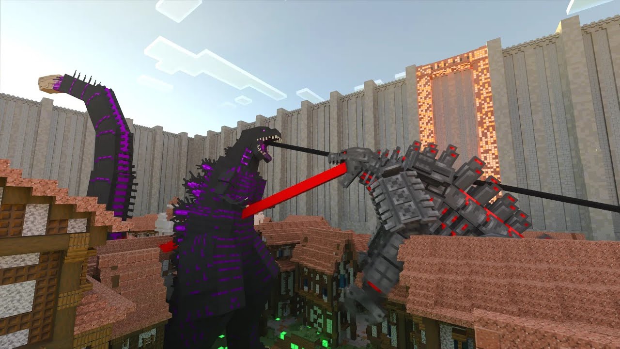 godzilla Shin Godzilla minecraft - MMCRAFT TV - YouTube