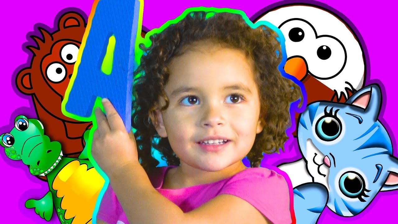 ABC Song With Ashlynn Joy! Featuring A B C D E and Animals | Part 1 ...
