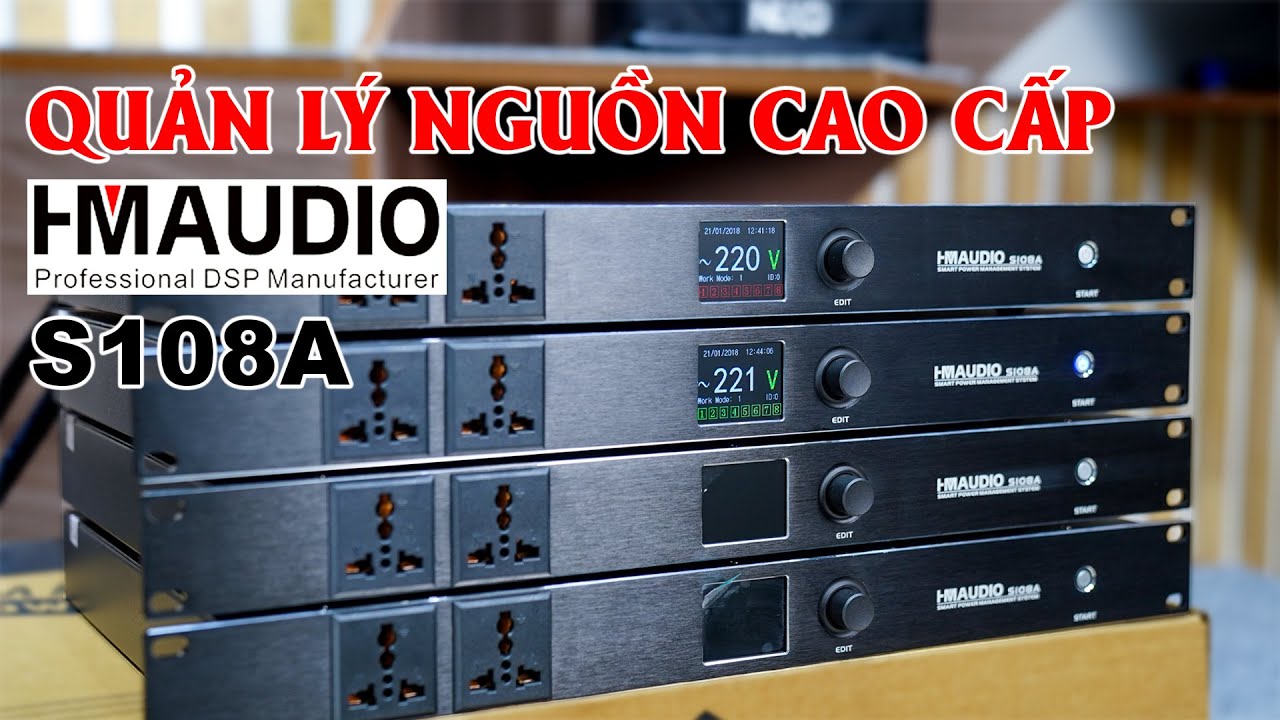 Quản Lý Nguồn Điện Cao Cấp | HM Audio S108A | Full chức năng Smart Home ...