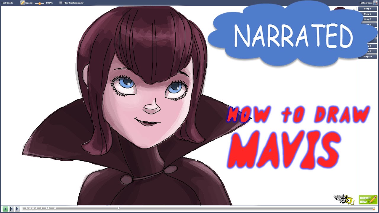 Hotel Transylvania Mavis Flaggermus Tegning