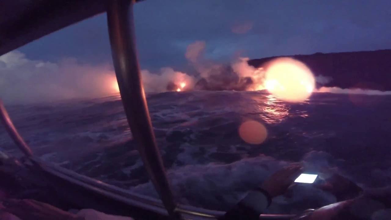 Lava Boat Tour - Hawaii Volcano National Park - YouTube