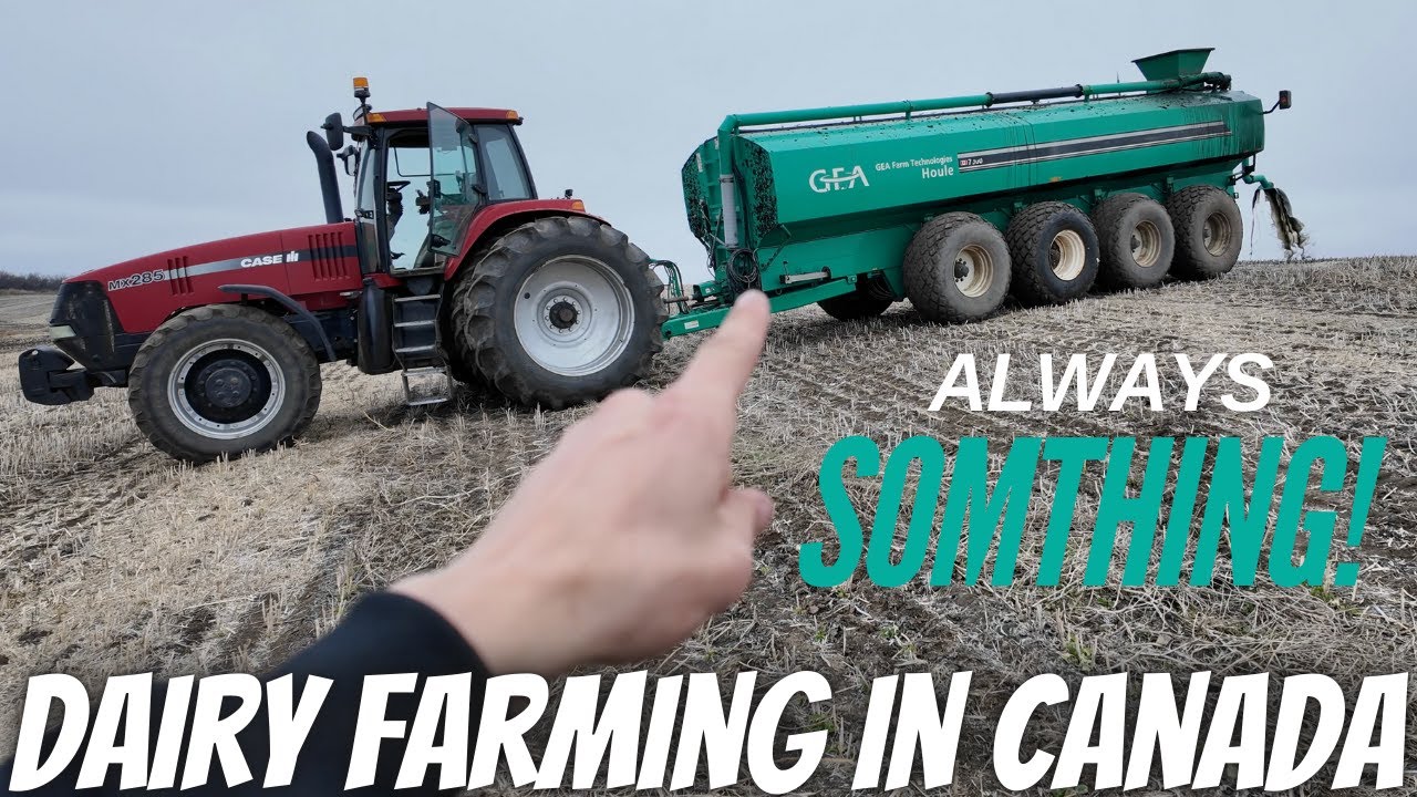 First Day Of Hauling Liquid Manure! - YouTube
