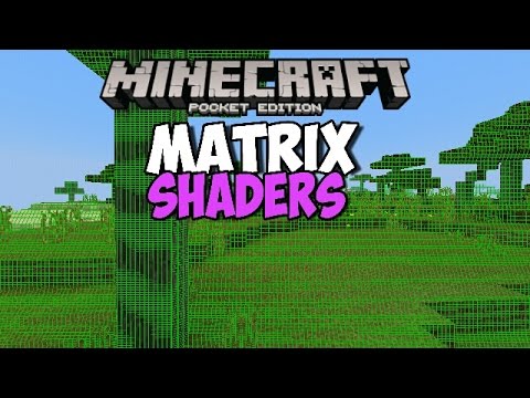 Matrix Shaders для Minecraft PE 1.1 | Матрица - YouTube