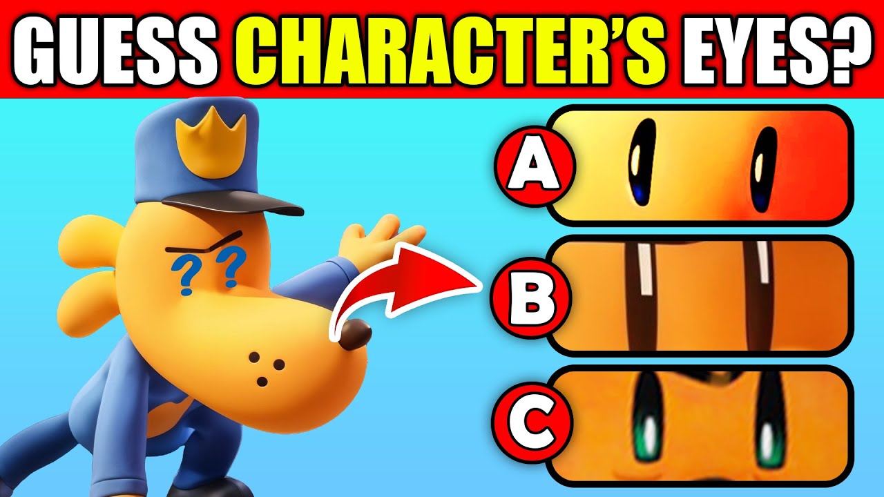 Guess the Dog man 🐶👮‍♂️ Characters By Their Eyes! | Dogman, Sarah ...