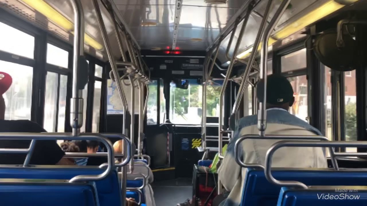 MTA NYC Bus: On Board 2005 Orion VII OG Hybrid #6529 on the B7 - YouTube