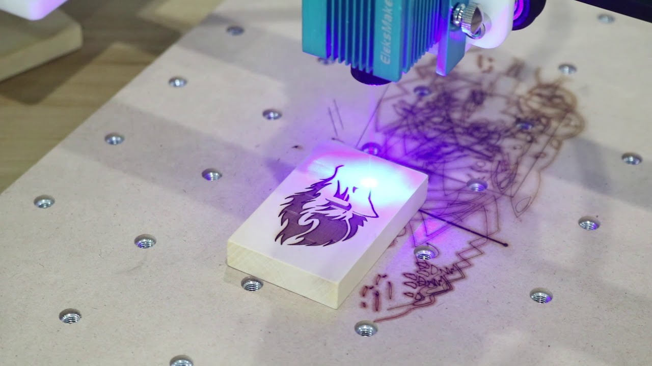 【EleksMaker】EleksLaser A4 - YouTube