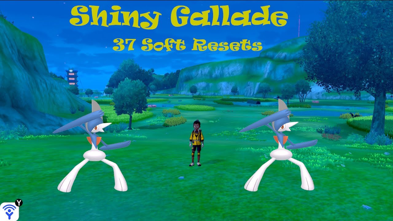 Shiny Gallade After 37 SR | Pokemon Sword/Shield - YouTube