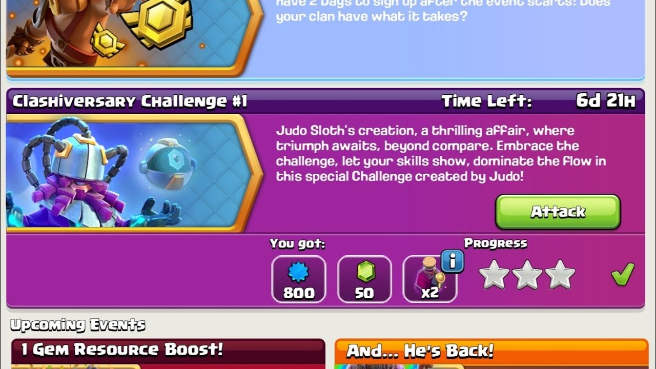 CLASS OF CLAN new event attack... Easily 3 ster ... - YouTube