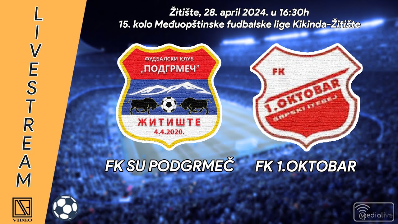 FK SU PODGRMEČ Žitište - FK 1.OKTOBAR Srpski Itebej (Full match ...