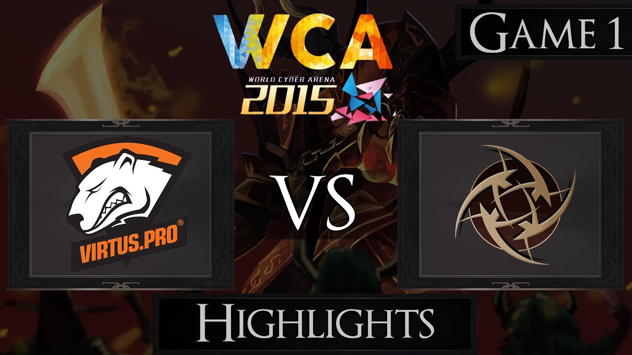 Dota 2 Virtus.Pro vs NiP | WCA 2015 Highlights - YouTube