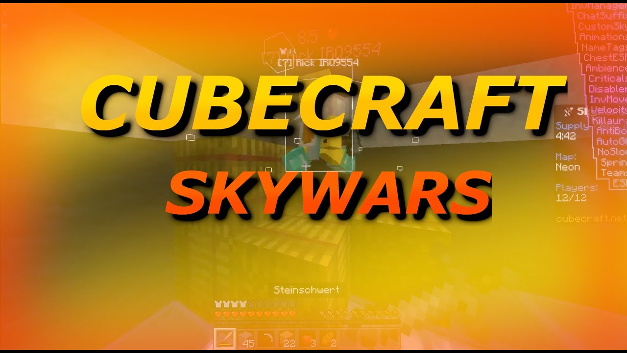 Cubecraft Skywars | Packet Client | FIRST CONFIG - YouTube