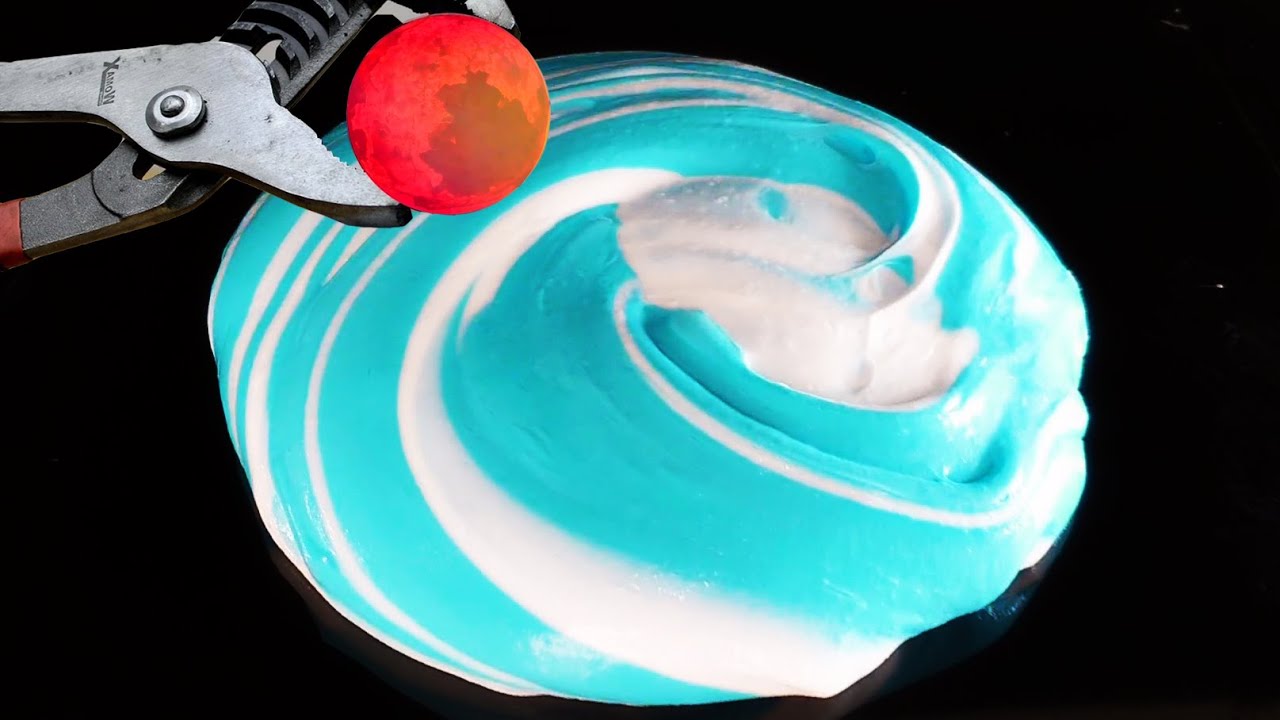 DIY Slime & Experiment Slime VS 1000 degree Iron Balls | Slime Explorer ...
