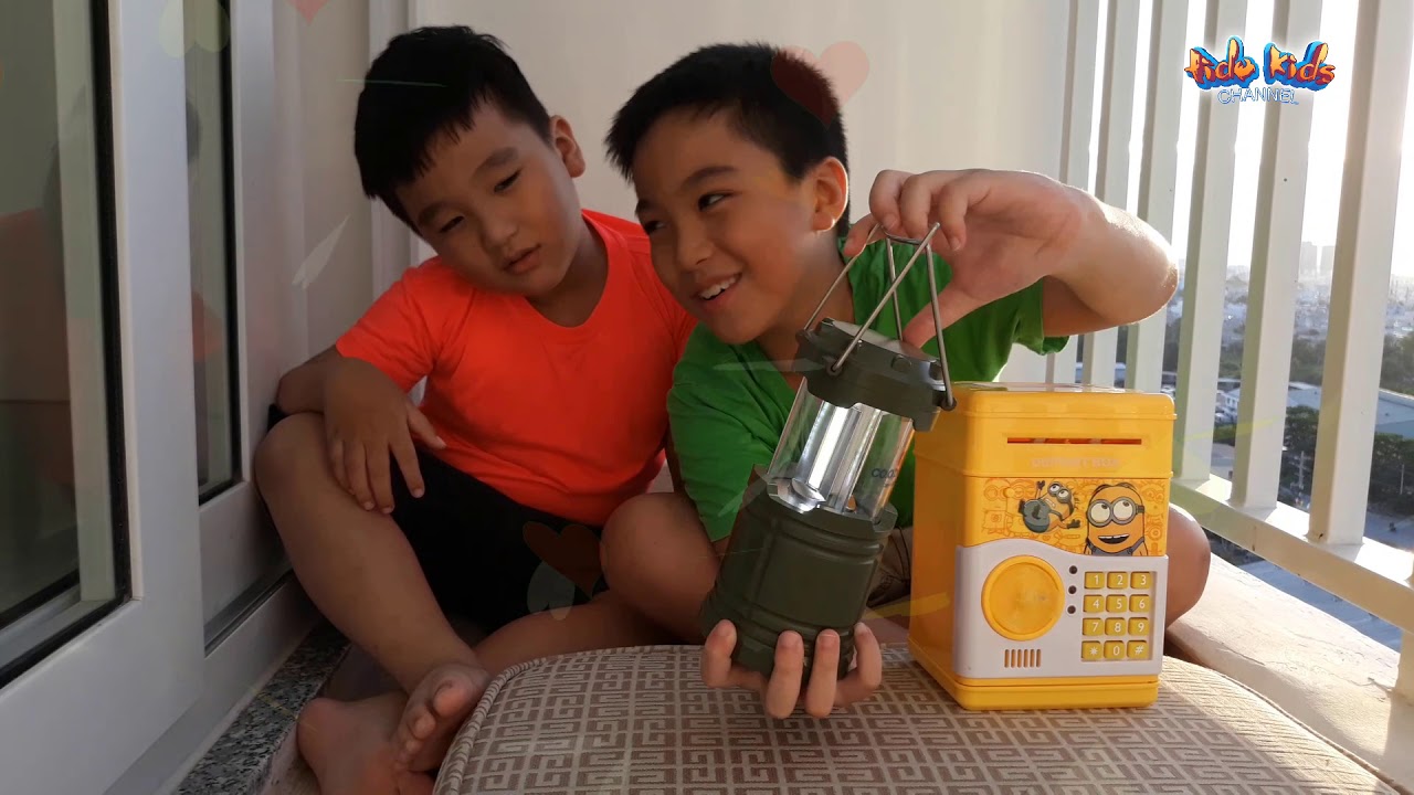 Toys Review for kids Deposit Box Mini lights - YouTube