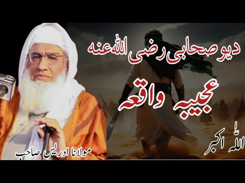 Molana Idrees sahib/pashto bayan/یو صحابی واقعہ/Idrees mola 