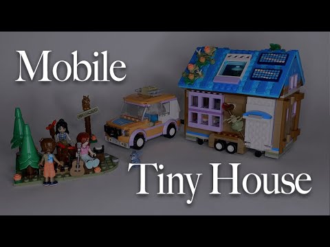 Lego Friends Mobile Tiny House 41735 - toy unboxing, speed build ...