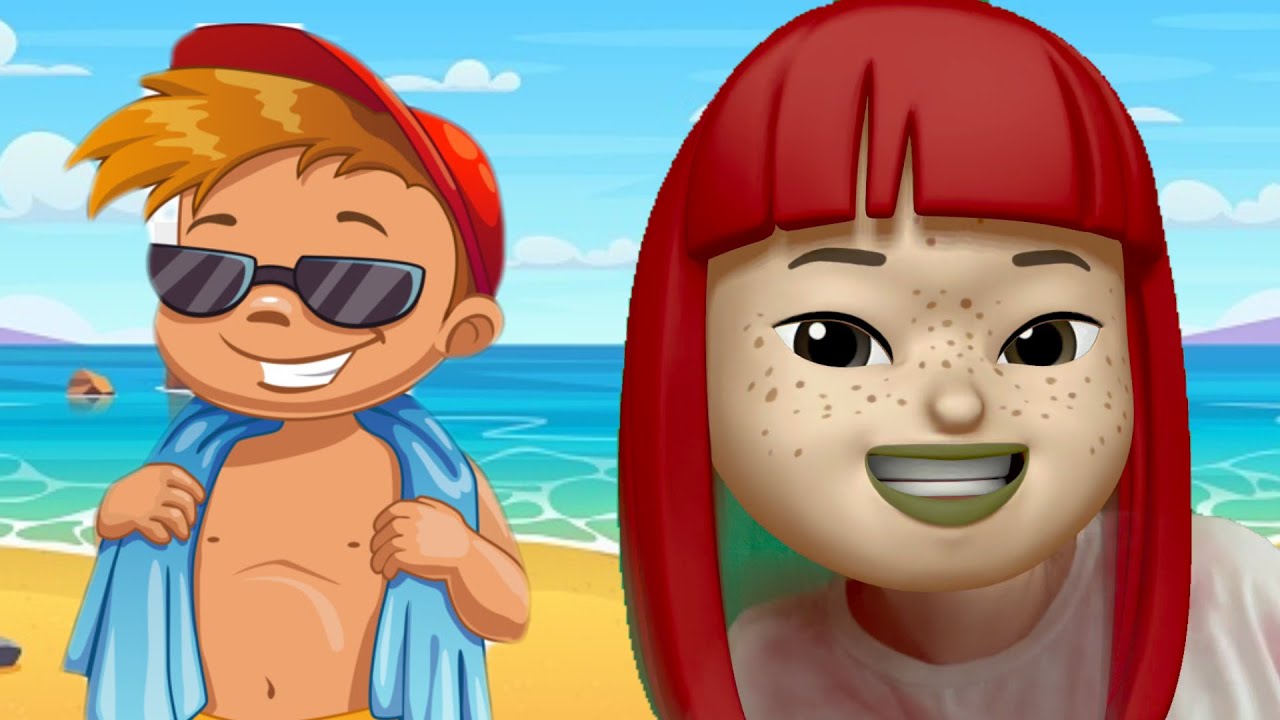 Let's Go To The Beach - Cartoon Animation Nursery Rhymes & Songs for ...