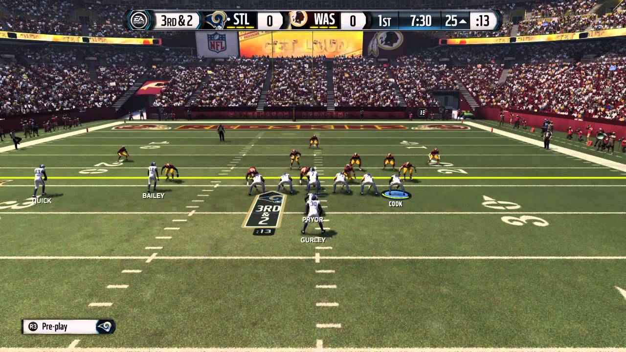 Madden NFL 16 weird passing camera - YouTube