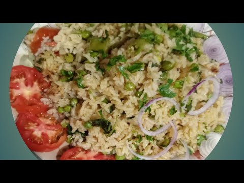 white matar pulao#simple#tasty#khusbudar matar pulao# cook with Heena ...