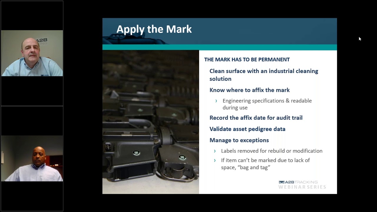 Applying a Label to an IUID asset - YouTube