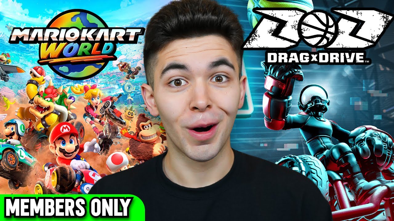 🔴 Members Only Mario Kart World & Drag x Drive Demo! - YouTube