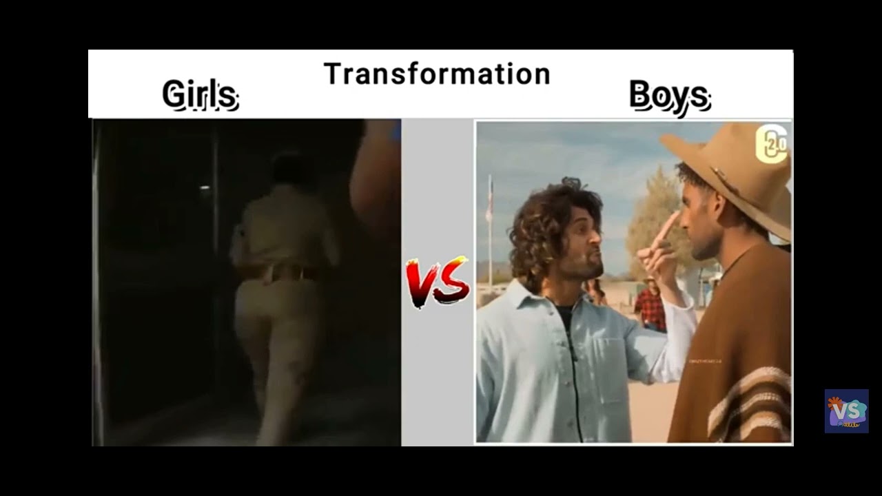 boy transformation vs girl transformation | mems #viral mems - YouTube