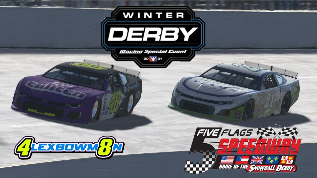 When the luck runs out... - iRacing Winter Derby @ Five Flags - YouTube
