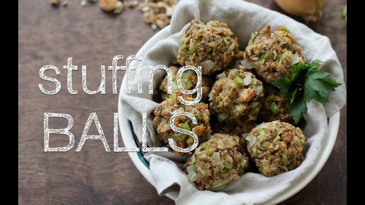 Stuffing Balls | Inquiring Chef - YouTube