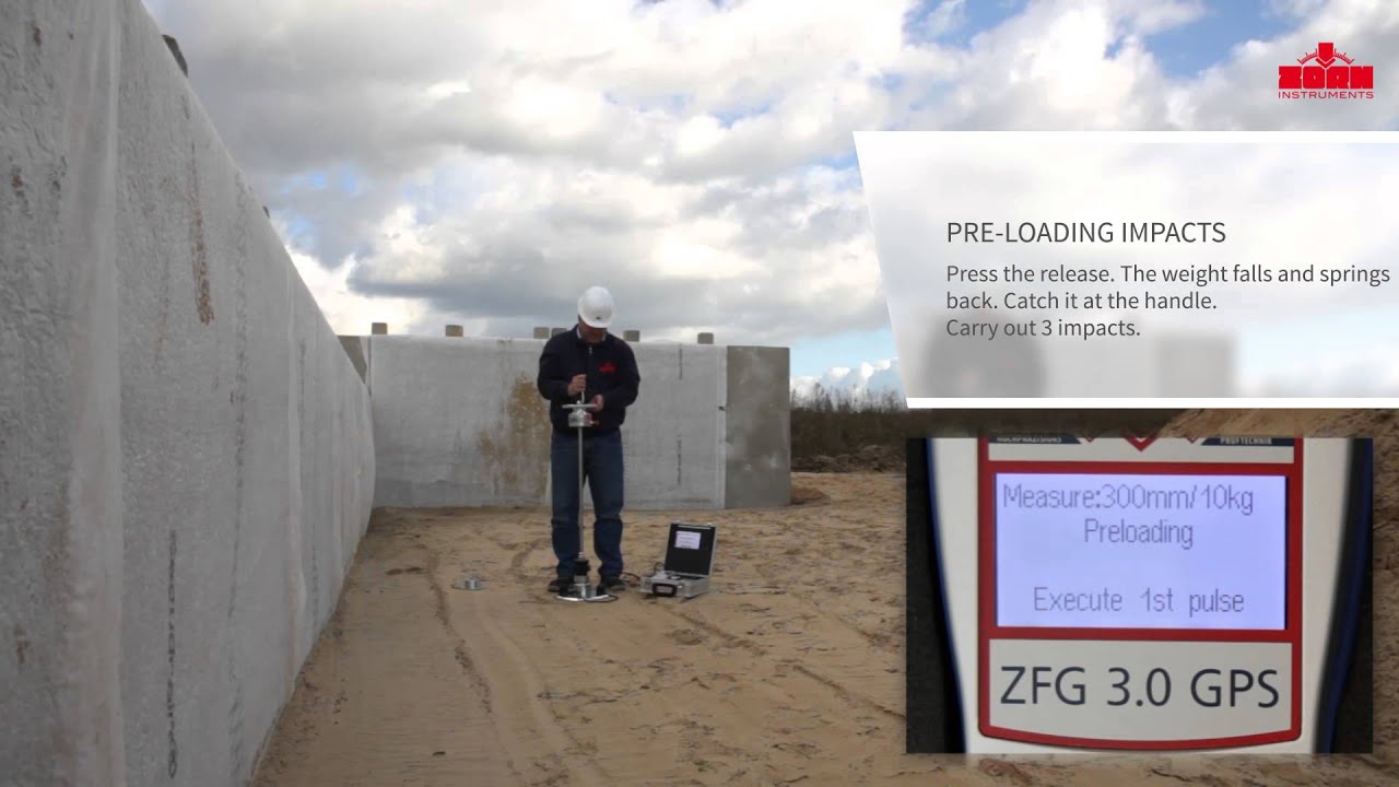 Bearing Capacity Testing & Pavement Testing by ZORN LWD device - YouTube