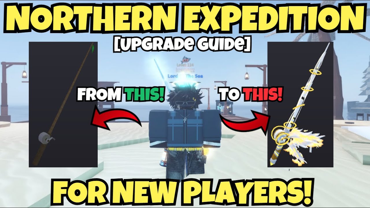 UPGRADE Your FLIMSY ROD To A HEAVENS ROD In Roblox FISCH | Northern ...