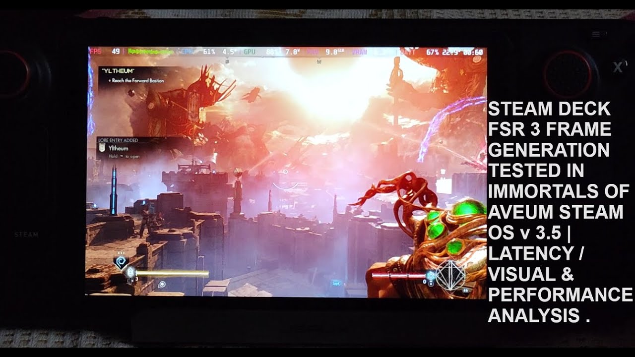 Steam OS FSR 3 Frame Generation Tested in Immortals of Aveum Steam Deck ...