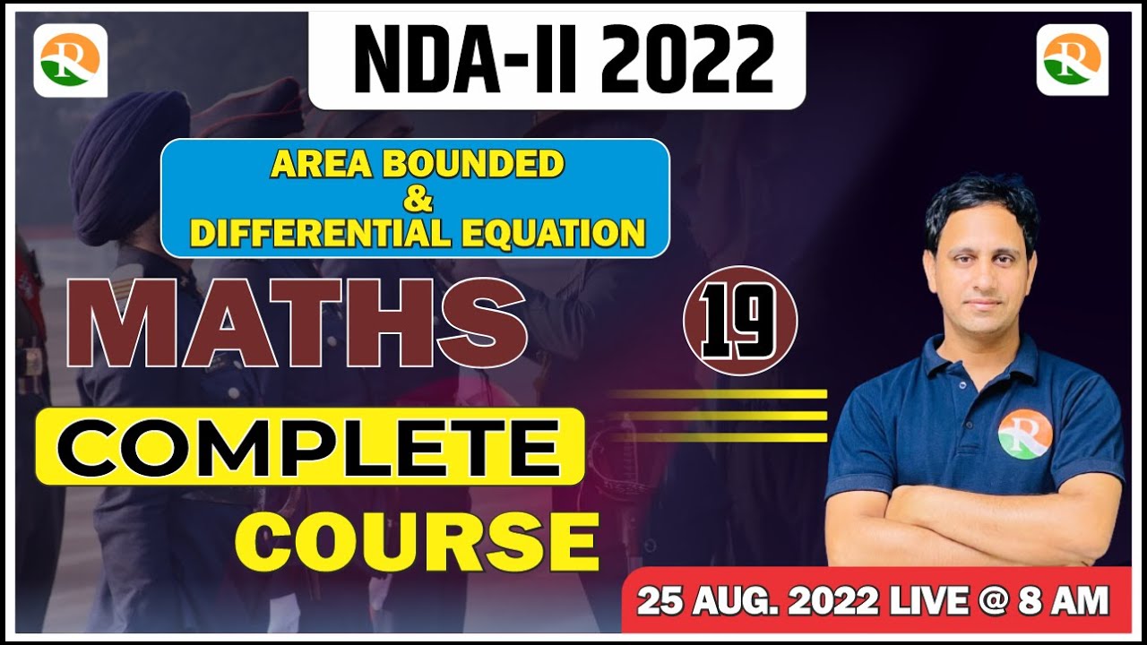 Area Bounded one Shot for NDA |NDA Maths Crash Course | NDA Crash ...