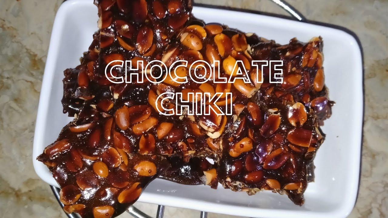 CHOCOLATE PEANUT CHIKI | CHOCOLATE CHIKI | PEANUT CHIKI | GURH PAPRI ...
