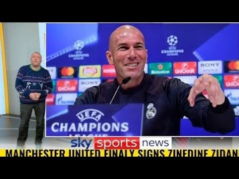 BREAKING NEWS🚨🚨🚨... ZIDANE REPLACES ERIC TEN HUG AS MANCHESTER UNITED ...