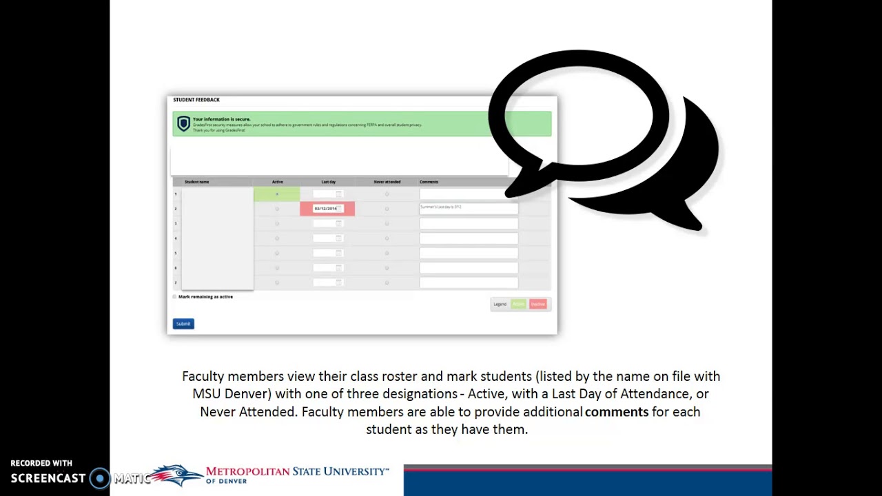 Early Alert Series #2 - How Do I Complete an Attendance Alert? - YouTube