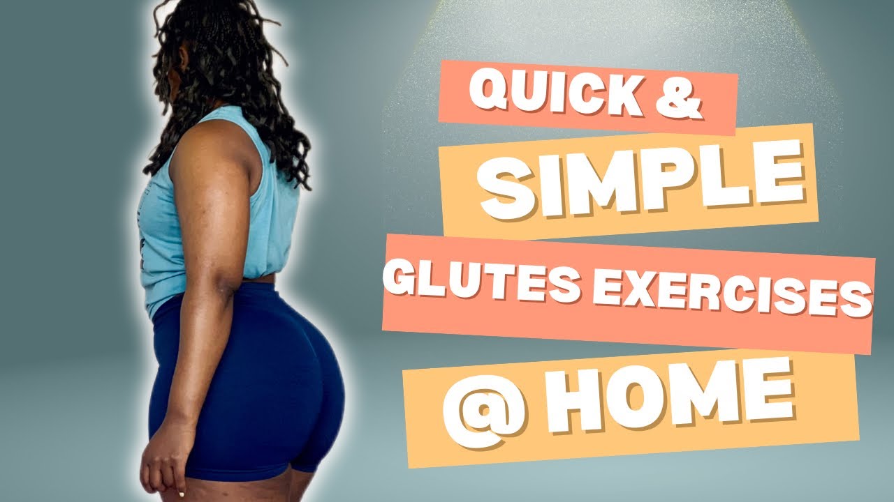Simple Leg Day | 🍑 Build, & Tone Glutes Workout @ Home #glutesworkout # ...