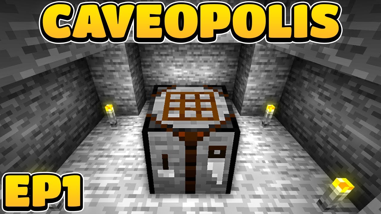 THE NEXT GENERATION OF STONEBLOCK! EP1 | Minecraft Caveopolis [Modded 1 ...
