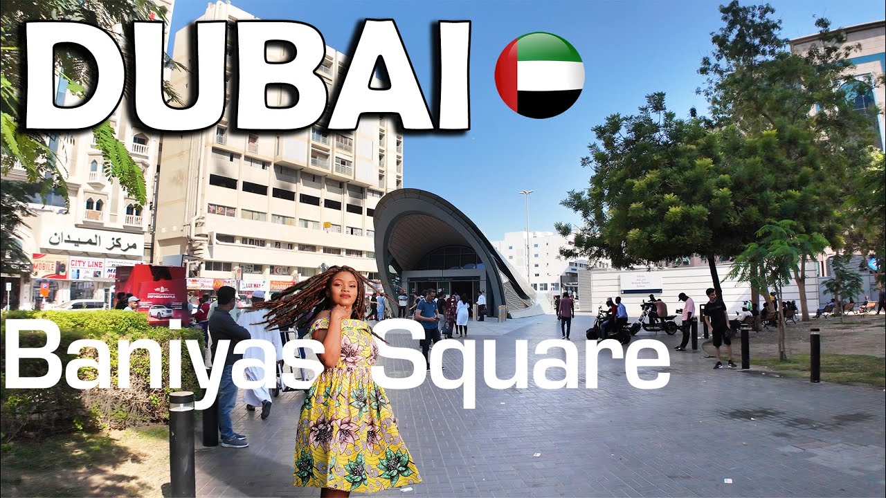 Baniyas Square ( بني ياس ) Naif Deira, Dubai | walking Tour [4K] - YouTube