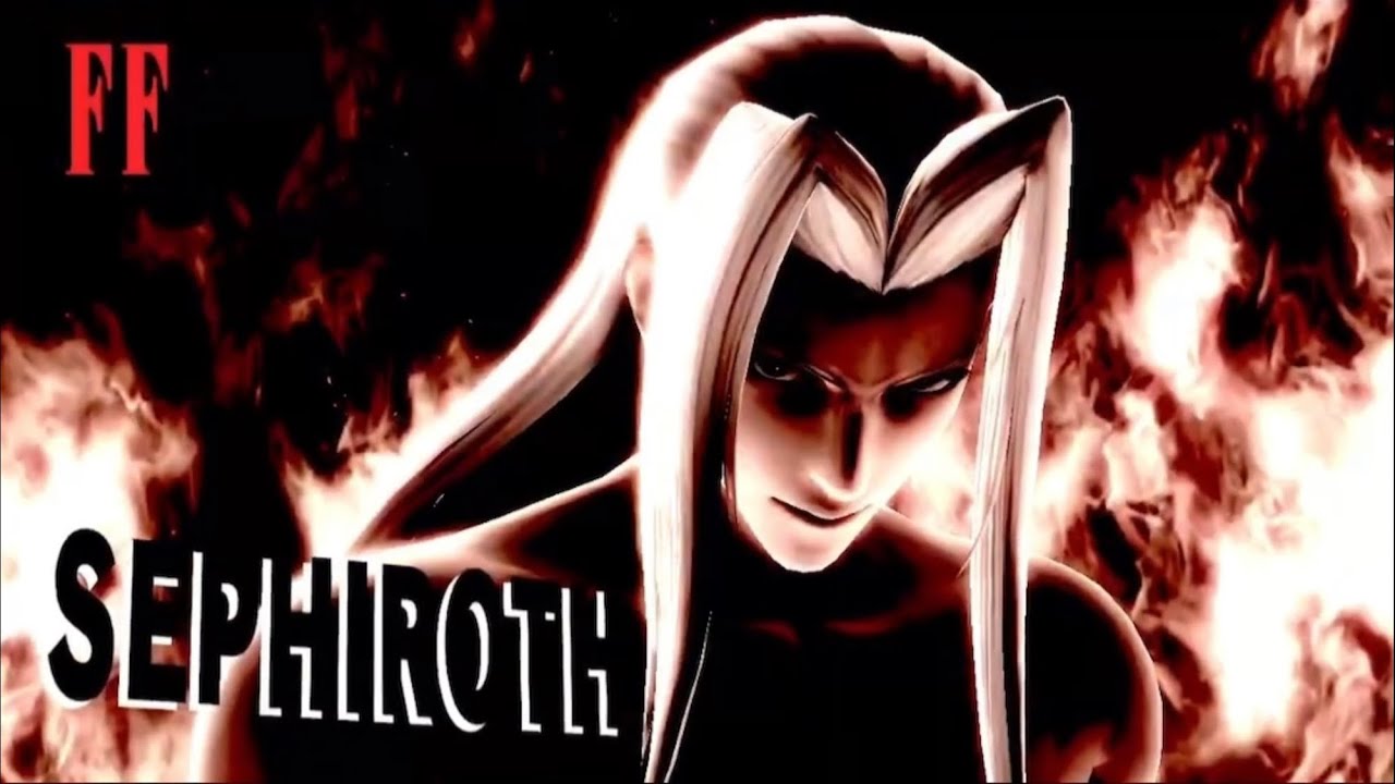 SSBU: Sephiroth (Shirtless) Victory Poses Japanese Reference MOD With Translation Subtitle - YouTube