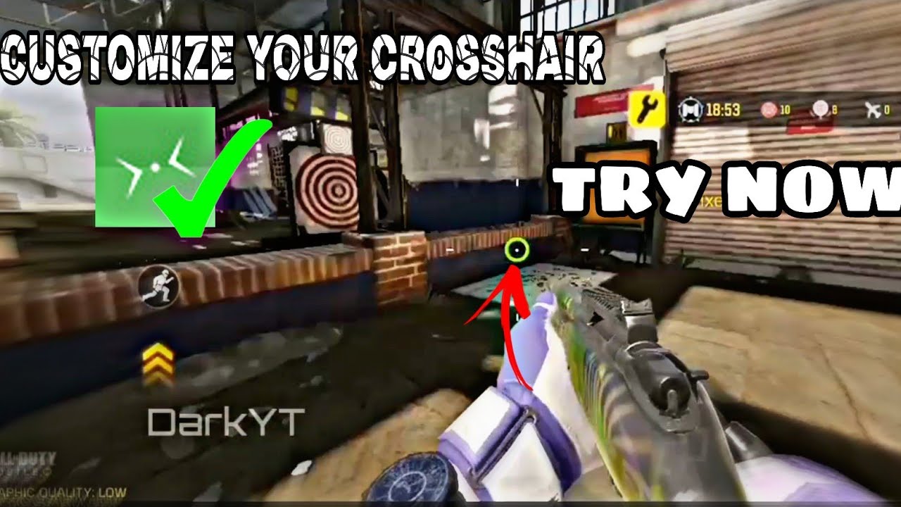 CUSTOMIZE YOUR CROSSHAIR IN CODM USING THIS METHOD!! - YouTube