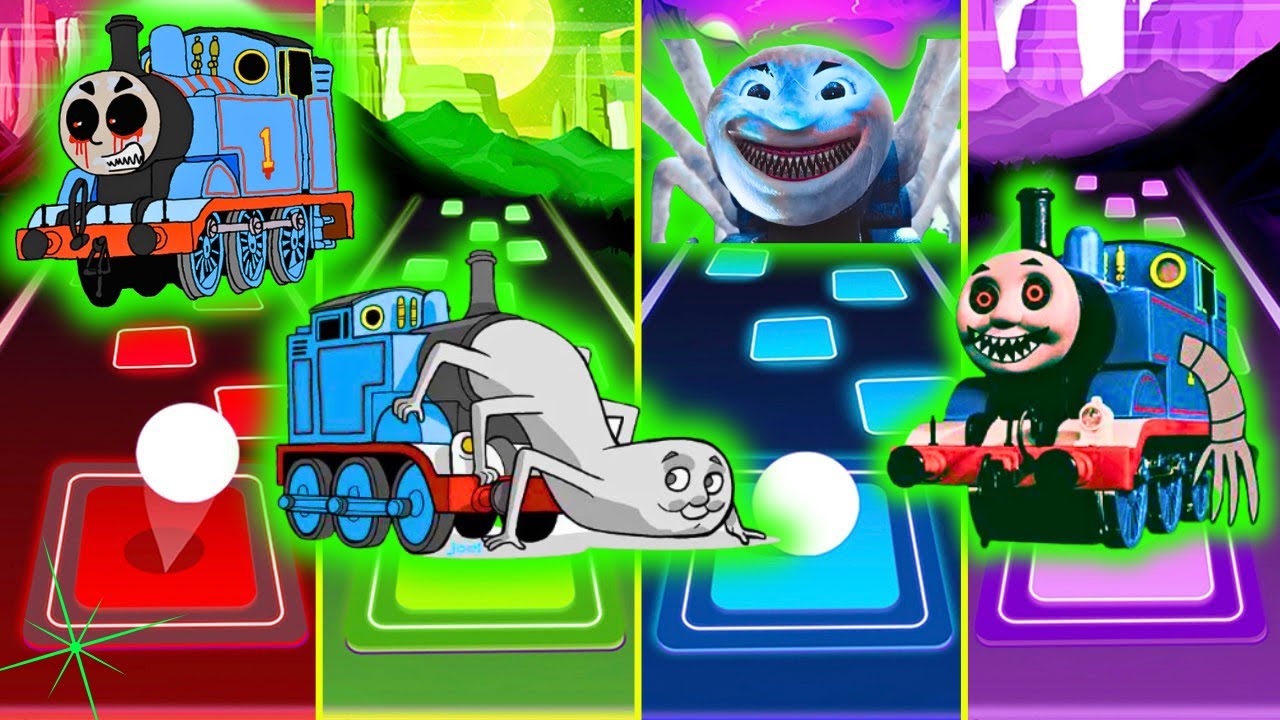 Thomas The Train 🆚 Scary Thomas 🆚 Thomas Monster Spider 🆚 Thomas Evil 💥 ...
