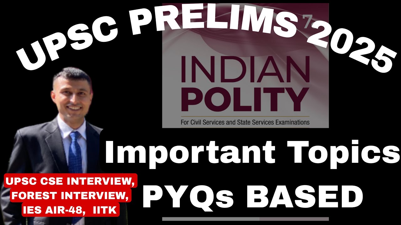 Polity important topics for UPSC| How to Read Laxmikant Polity ...