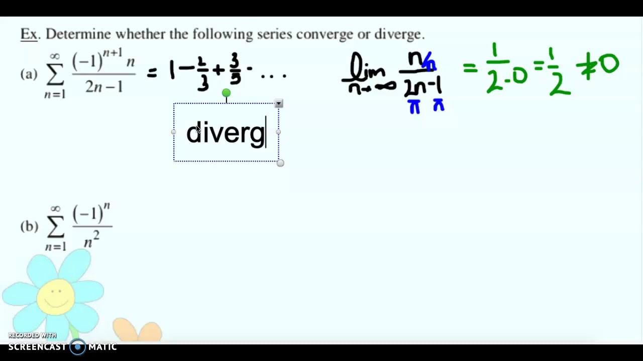 Alternating Series Test Notes - YouTube