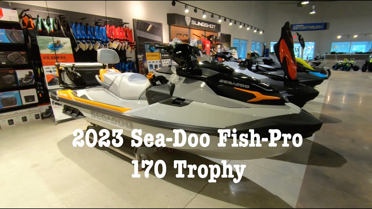 2023 Sea Doo Fish Pro 170 Trophy - YouTube
