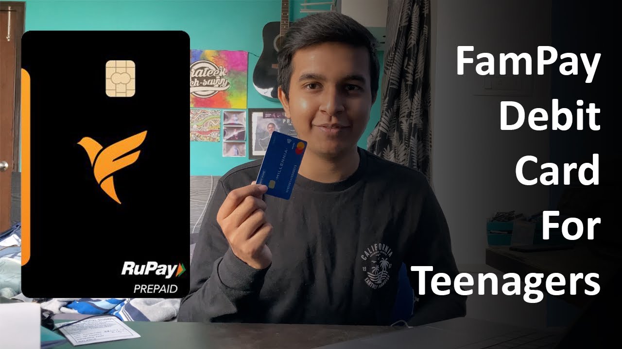 Debit Card and UPI for TEENAGERS!! | FamPay Unboxing and review - YouTube