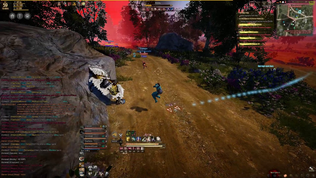 Black Desert Node war, PhantomWolves @ Karanda Ridge - YouTube