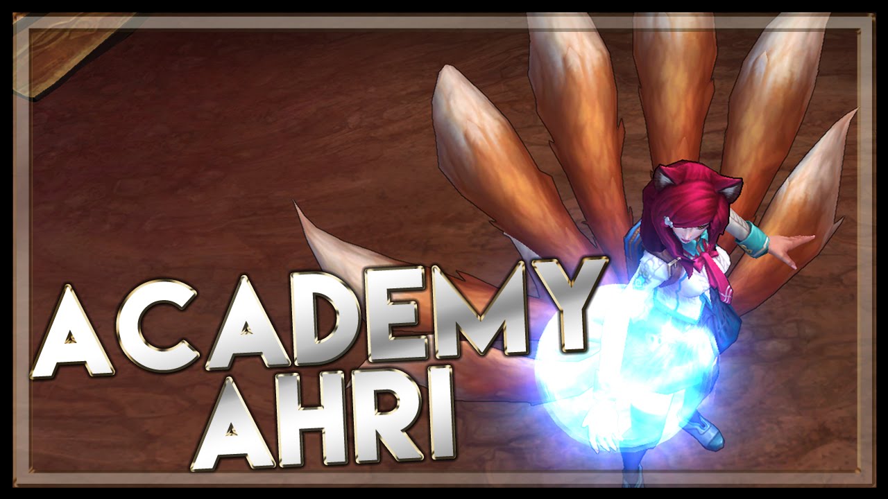 Academy Ahri - Skin Spotlight - League of Legends - YouTube